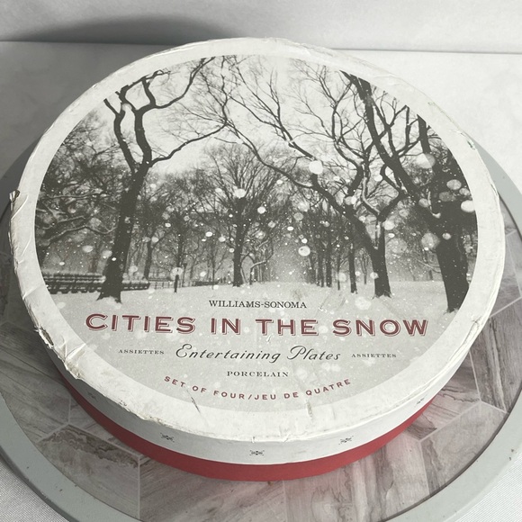 Williams Sonoma | Dining | Williams Sonoma Cities In The Snow Porcelain ...